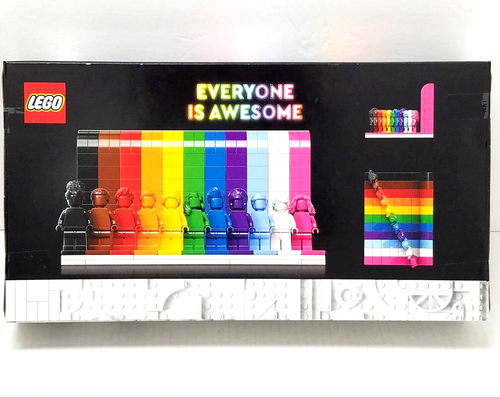 LEGO 40516 Everyone is Awesome Rainbow Pride Gay Lesbian 346 pieces ...