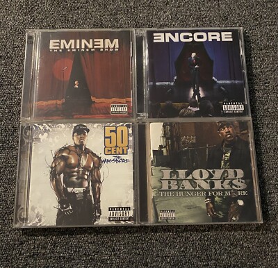 Empty Aftermath Rap CD Cases Eminem 50 Cent Lloyd Banks (Read Desc) | eBay