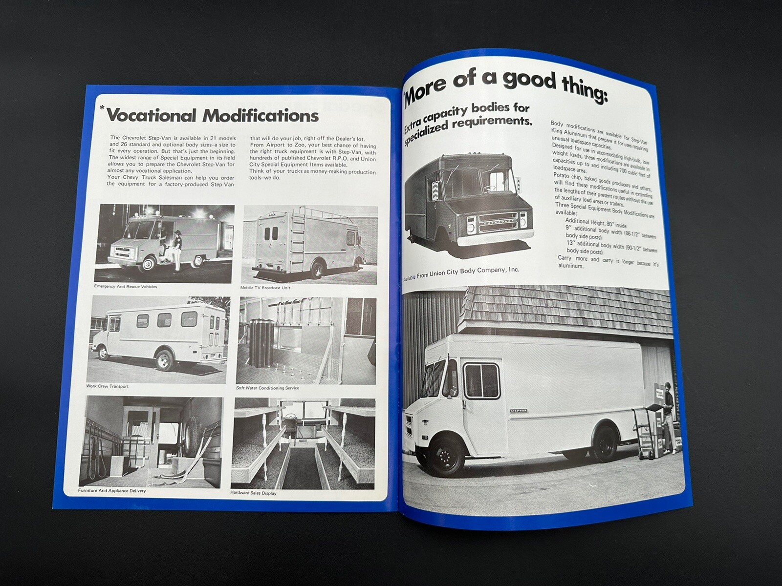 1973 CHEVY CHEVROLET Step-Van King Aluminum Brochure Vintage Great ...