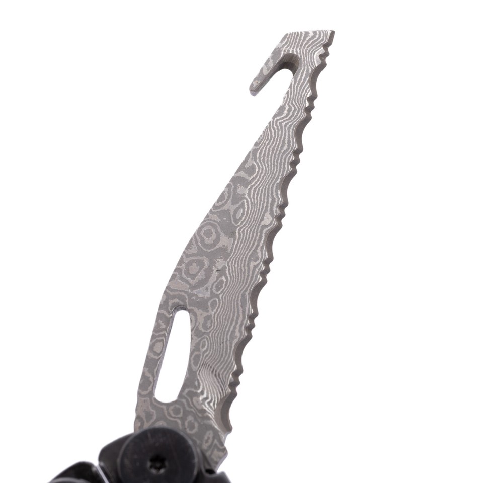 67 layer Damascus Knife Cutting Hook for the Leatherman Wave TTi Signal ...