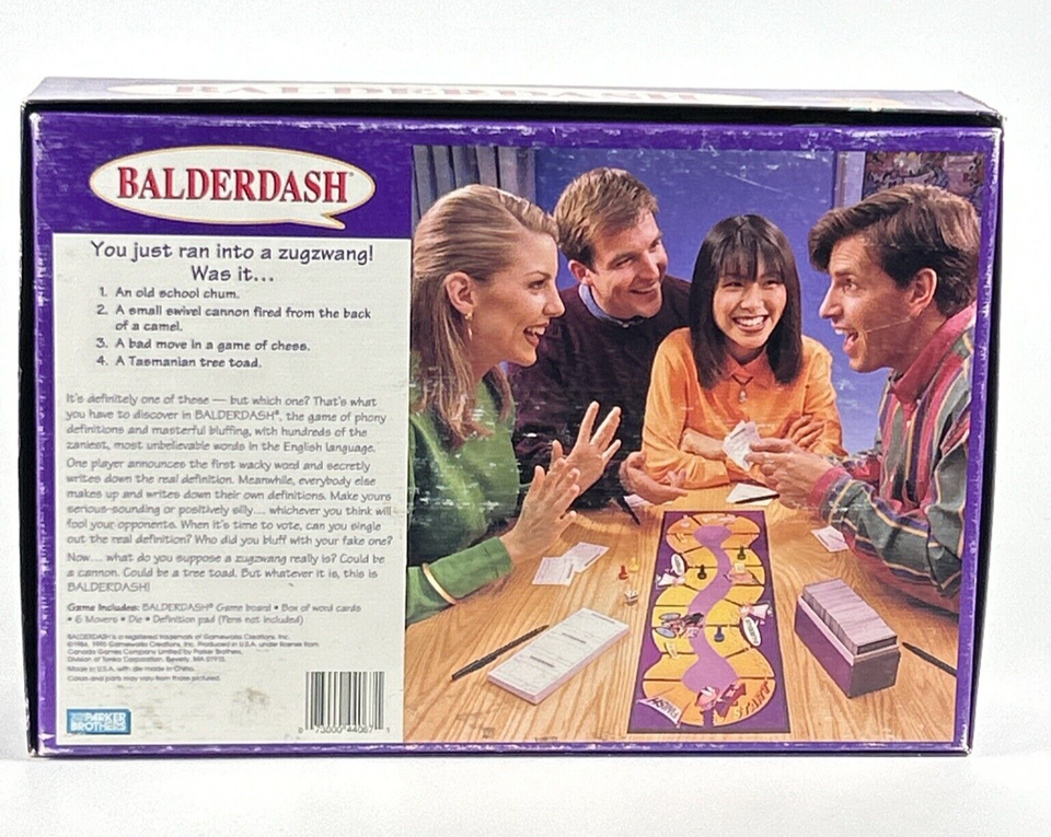 Balderdash Vintage 1995 Board Game Hilarious Bluffing Parker Bothers - Complete | eBay