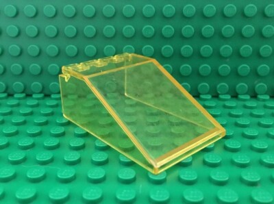LEGO Vintage Classic Space Trans Yellow Windscreen 6 x 4 x 2 Canopy ...