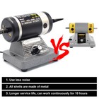 Jewelry Polisher Rock Lathe Bench Buffing Wheel Machine w/ Tapered ...