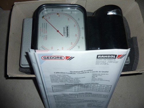 Drehmoment Testgerät Drehmotest GEDORE RAHSOL 250-800Nm 8611-80 ...