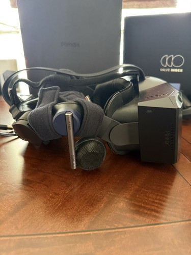 Pimax Crystal PCVR Headset, Lighthouse Faceplate, Controllers, HTC2.0 ...