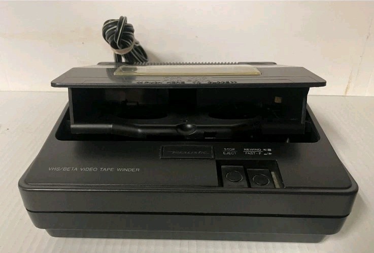 Realistic VHS & Beta Video Rewinder Fast Forward Radio Shack #44-1141 ...
