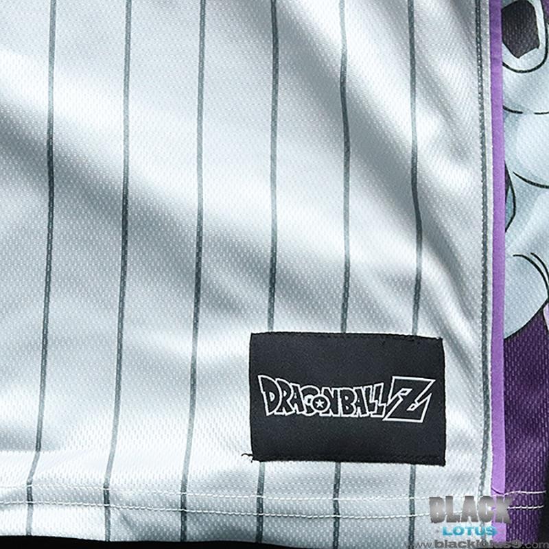 Dragon Ball Z Frieza Basketball Jersey DBZ Purple Pinstripe BoxLunch ...