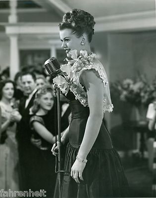 ORIGINAL B&W ACTRESS JANIS PAIGE PIN UP GIRL PHOTO 1940's WARNER BROS ...