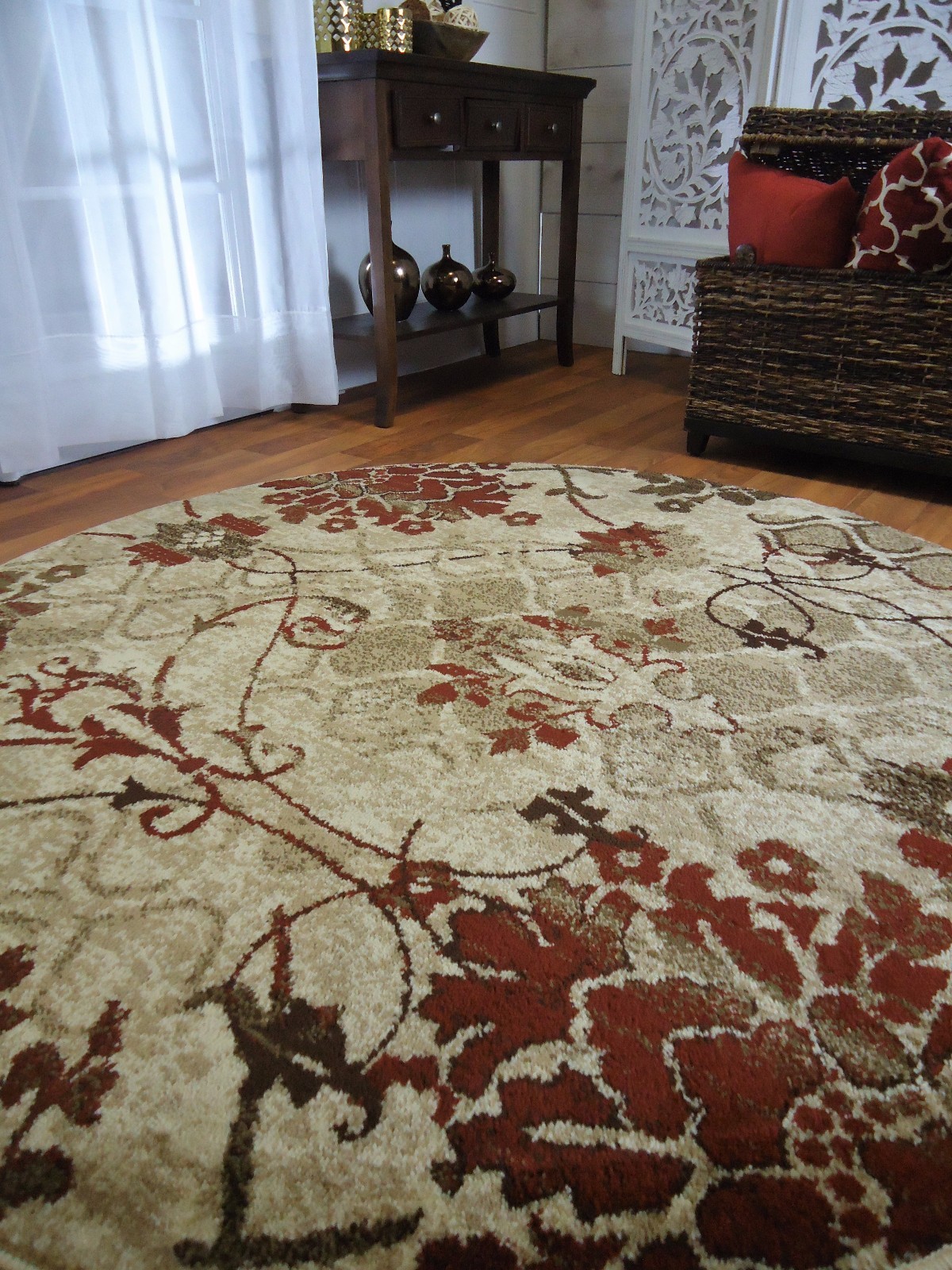 Modern Rug Contemporary Area Rugs Burgundy 8x10 Abstract Carpet 5x7 ...