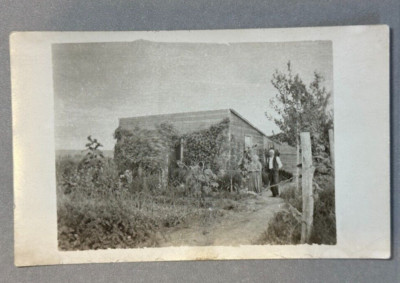 1931 Depression Era FARM SCENE House Garden RPPC Real PHOTO Postcard | eBay