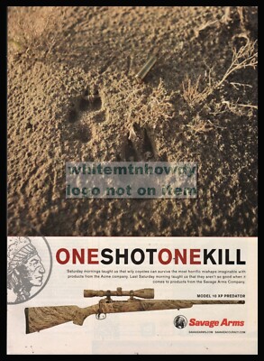 2011 SAVAGE Model 10 XP Predator Rifle Original PRINT AD Advertisement ...