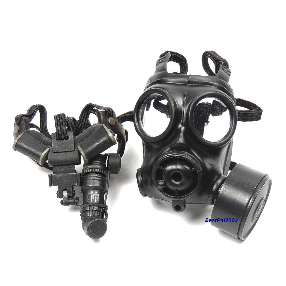 Hot Toys SDU 12" Action Figure 1:6 Scale NVG + Gas Mask | eBay