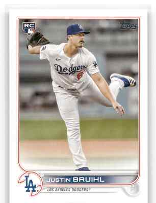 JUSTIN BRUIHL Rookie Card 2022 Topps Series Two #658 MLB Los Angeles ...