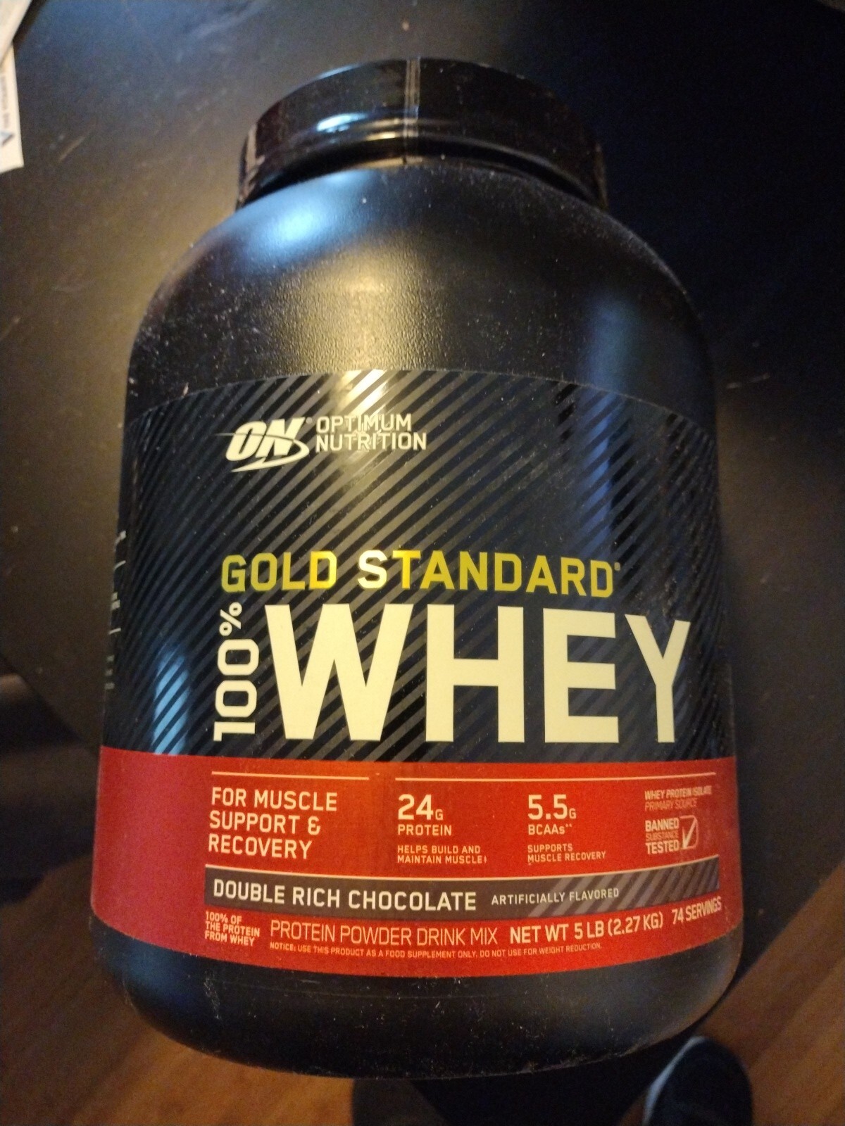 Optimum Nutrition Gold Standard 100% Whey Protein, Double Rich ...
