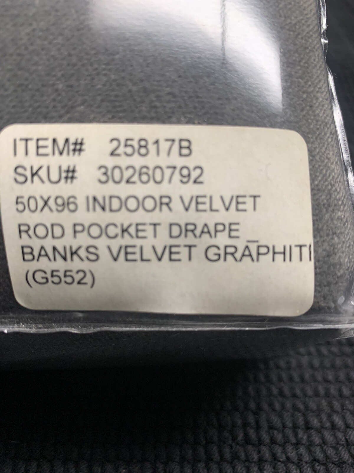 2-Restoration Hardware Performance Velvet RP Panels 50x96 Graphite | eBay