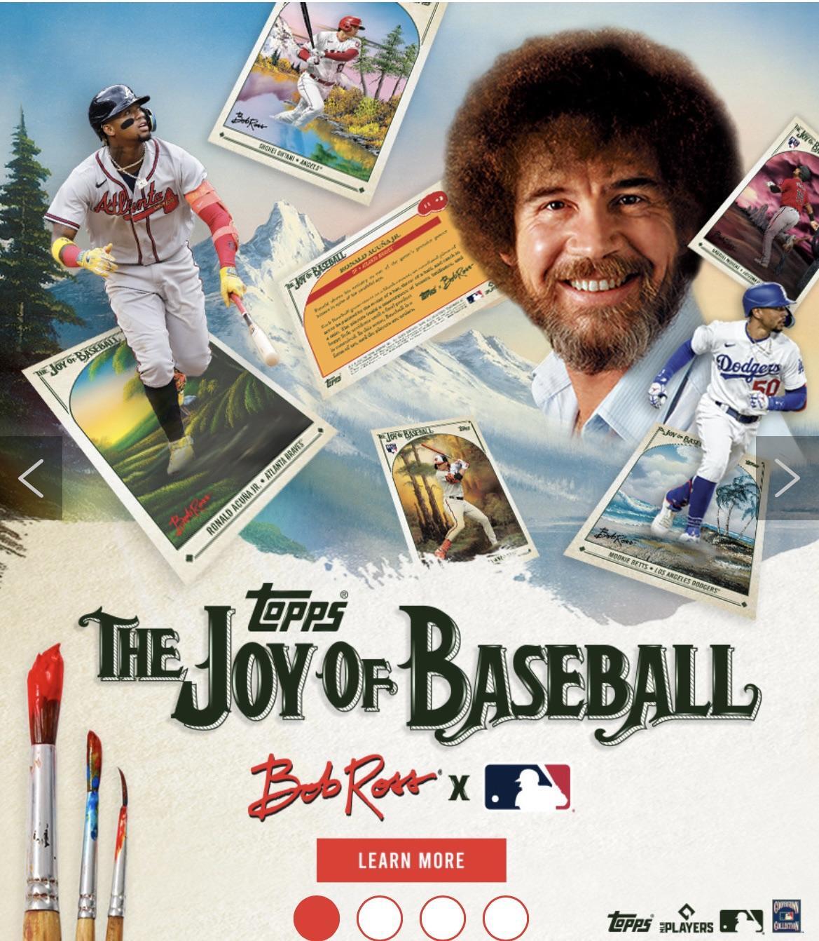 2023 Topps x Bob Ross: The Joy of Baseball Base Set Cards. Pick Your ...
