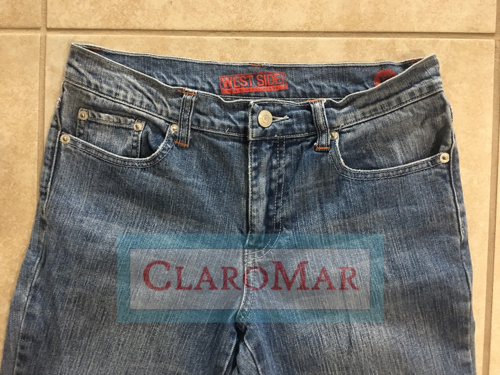 ☀ New York & Company West Side Blue Denim Stretch Jeans 6 Petite | eBay