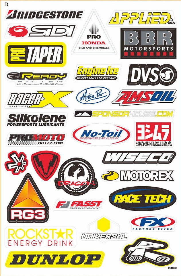 11Sheets stickers! 1/10 RC Sticker Bomb Decal Sheet Axial Traxxas ...