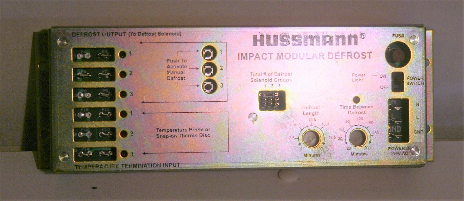 Hussmann Display Case Impact Modular Defrost Controller Model #82-0194 ...