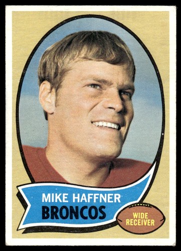 1970 Topps Football Mike Haffner RC Denver Broncos #14 EX | eBay