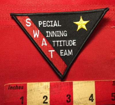 Swat Team SWAT ACRONYM PATCH SPECIAL WINNING ATTITUDE TEAM S00W | eBay