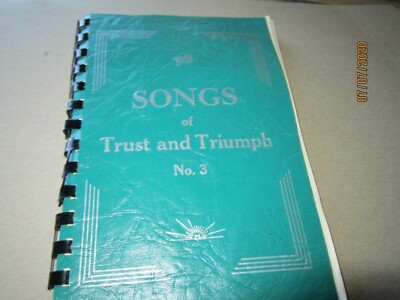 SONGS OF TRUST & TRIUMPH No 3 1959 Christian Music Books Vintage 206 ...