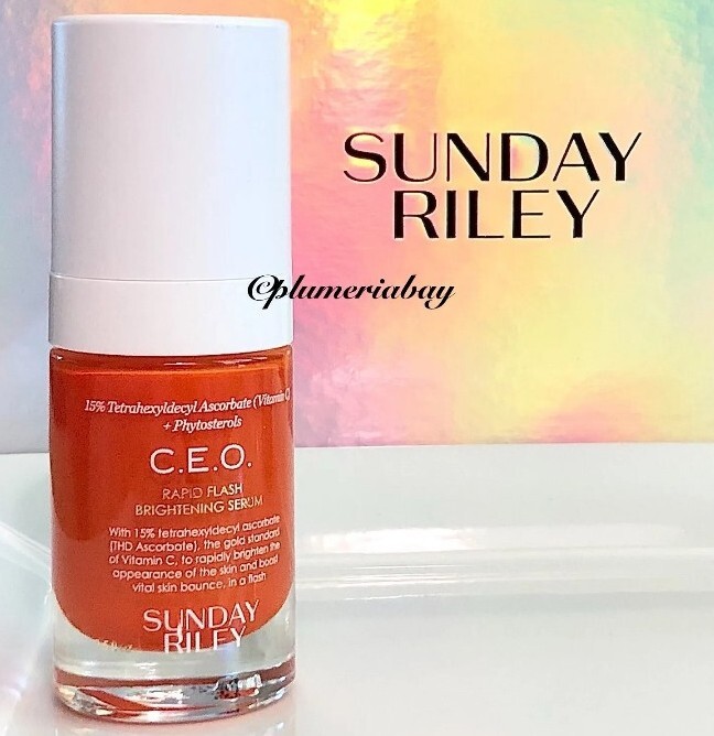 SUNDAY RILEY C.E.O. Rapid Flash Brightening Serum 15% Vitamin C 0.5oz ...