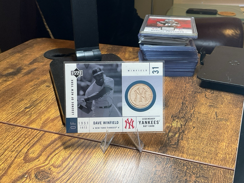 2001 Upper Deck Baseball-Dave Winfield Yankees Bat Card #LYB-DW New ...