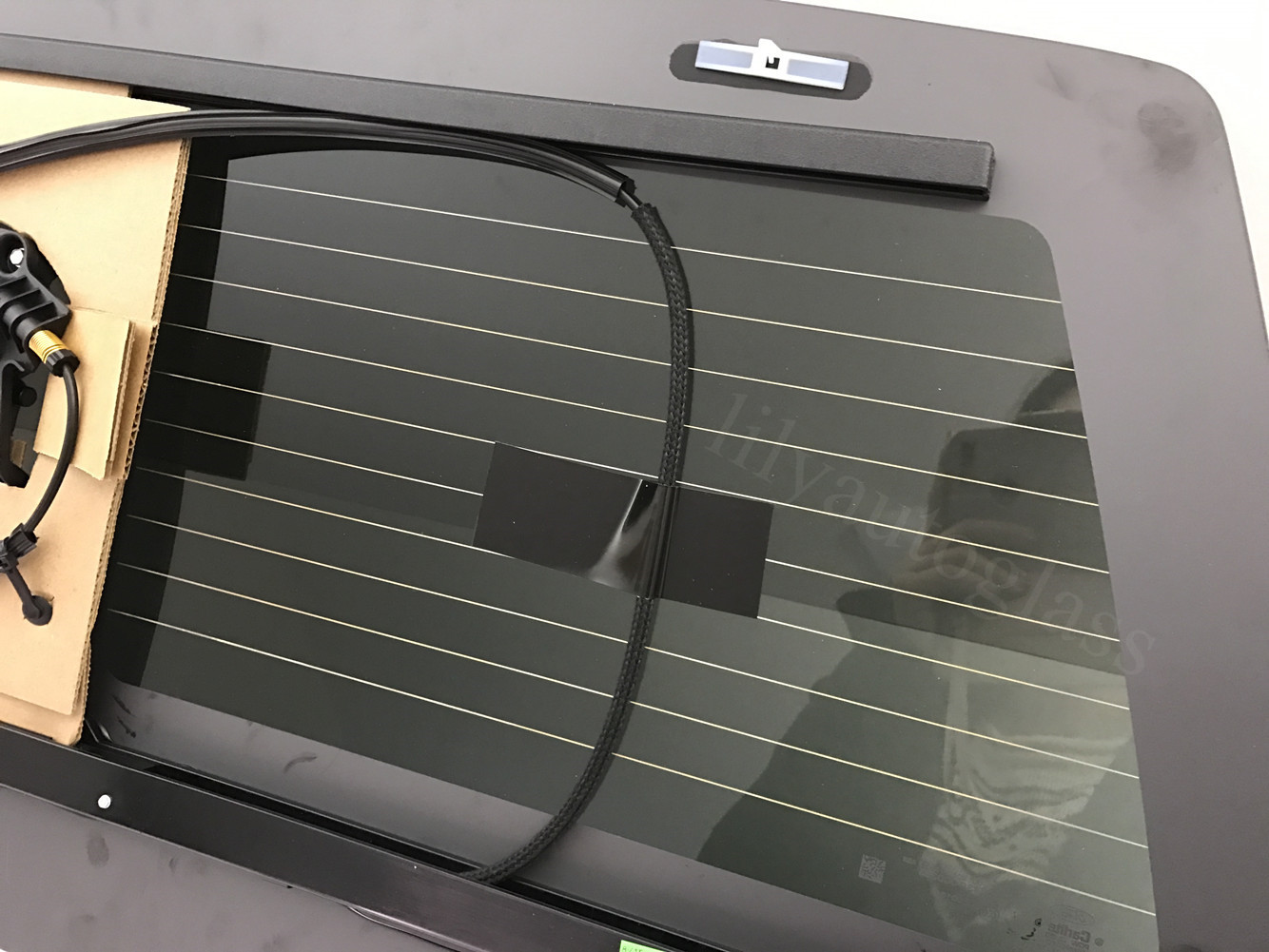 Fits 2017-2025 Ford F250 F350 F450 F550 Power Slider Back Window Glass ...