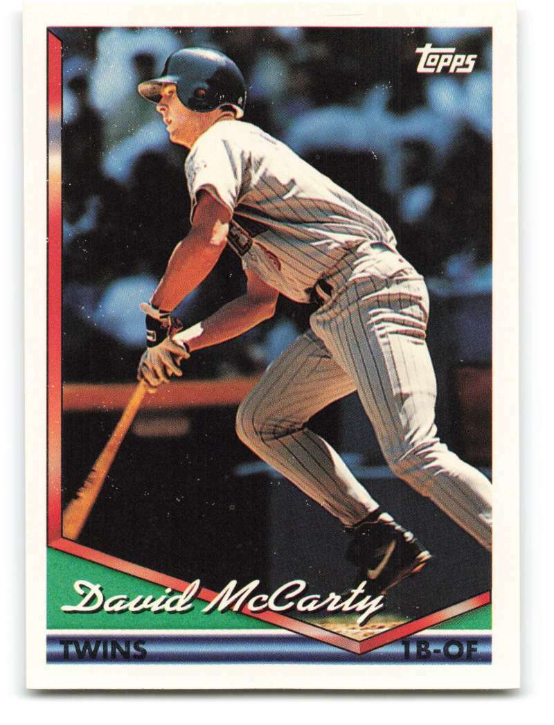 1994 Topps #156 David McCarty NM-MT Twins ID:178318 | eBay