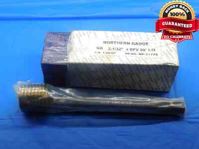 NEW 2 1/32 4 BPV LH API BACK PRESSURE VALVE THREAD PLUG GAGE GO ONLY PD ...