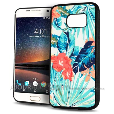 ( For Samsung S8 ) Back Case Cover AJH11787 Palm Flower Tropic | eBay