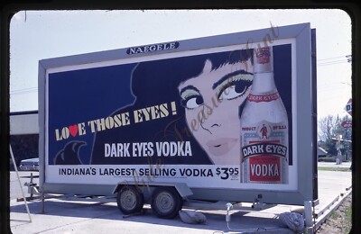 Dark Eyes Vodka Billboard Sign 1960s Slide 35mm Indiana | eBay