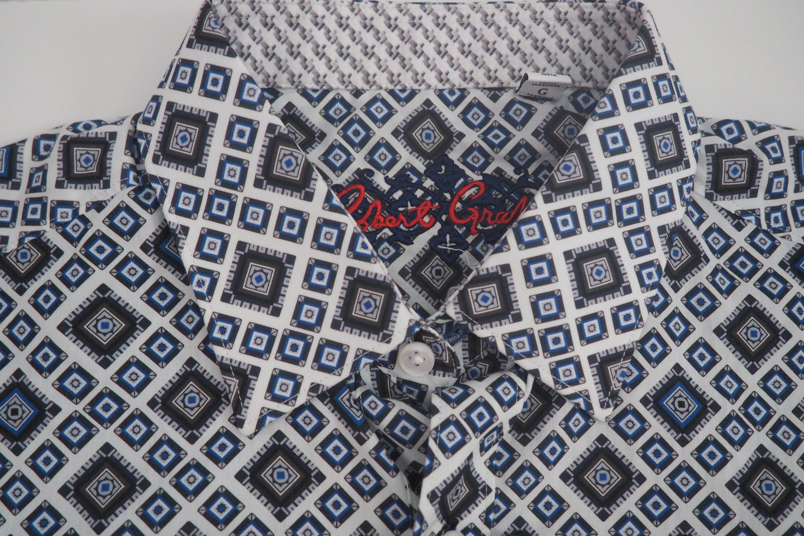 New ROBERT GRAHAM St Stephens Geometric Shirt - Large | eBay