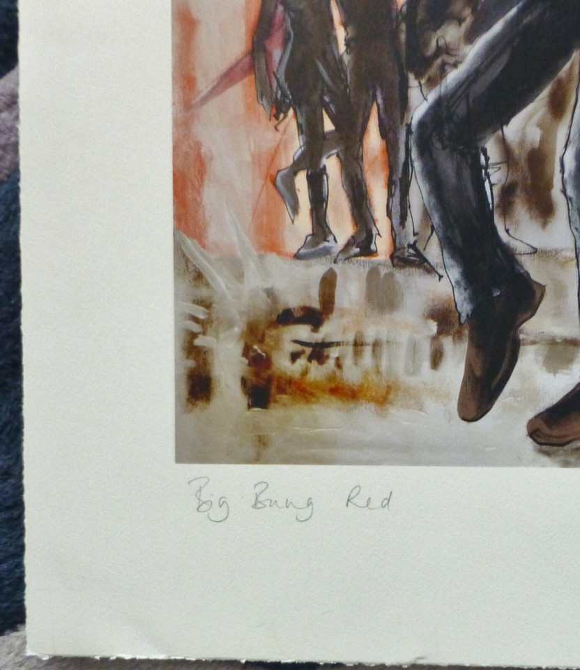 RONNIE WOOD BIGGER BANG - RED HAND SIGNED ROLLING STONES 217/290 ...