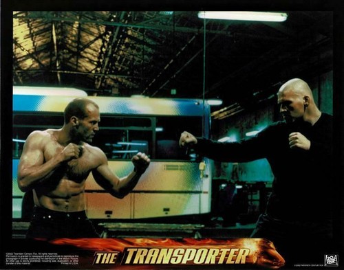 The Transporter Original 11x14 Lobby Card Jason Statham barechested ...