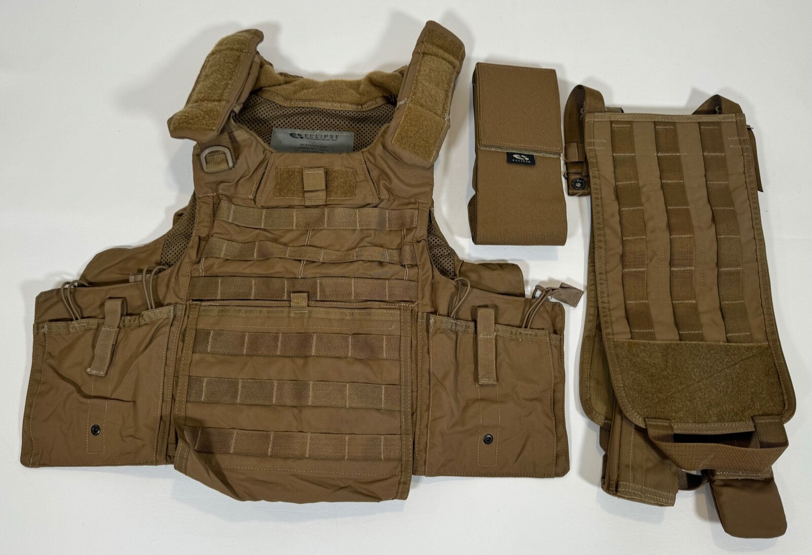 New BAE Systems Eclipse RBAV Releasable Plate Carrier Vest Khaki Size ...