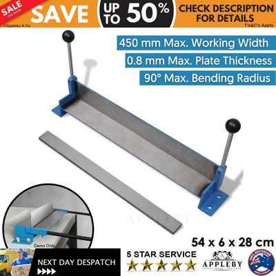Manual Operated Steel Plate Folding Machine 450mm Metal Sheet Folder ...
