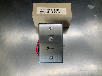 Simplex 2098-9808, 0621152 Fire Alarm Remote Indicator | eBay