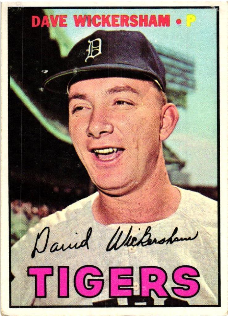 DAVE WICKERSHAM 1967 Topps #112 FREE SHIPPING B13R3S14P24 | eBay