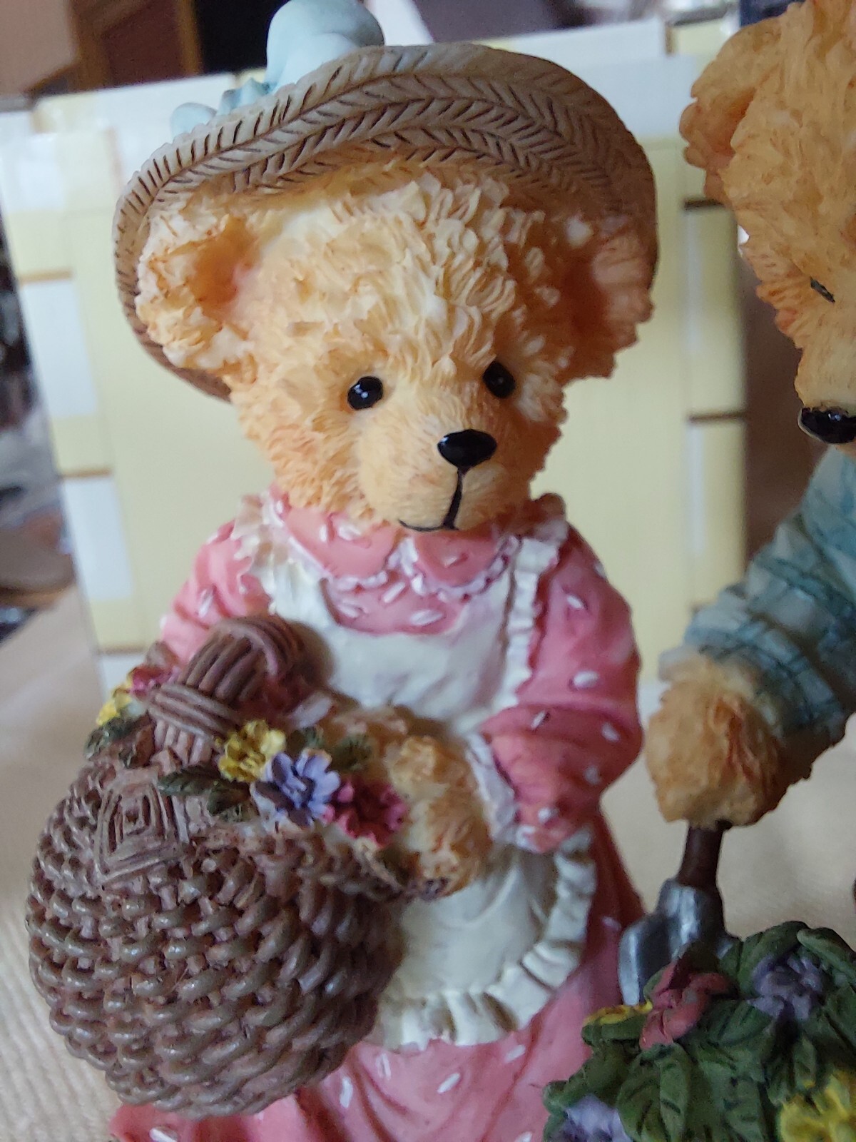 Avon "Lovable Teddies" Sarah & Theodore "Springtime Bears Collectable ...