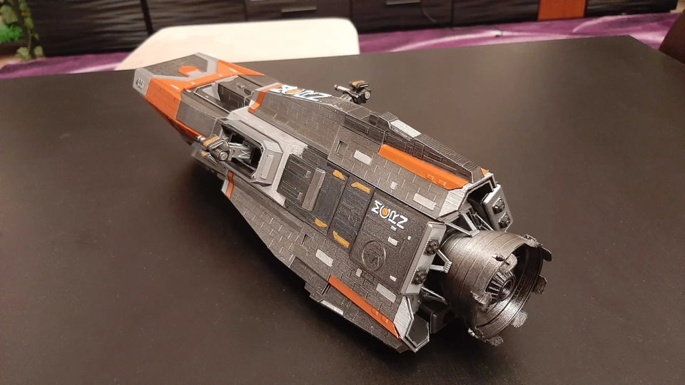 1:1000 Morrigan-Class Patrol Destroyer Model | 3D Printed Ship from The ...