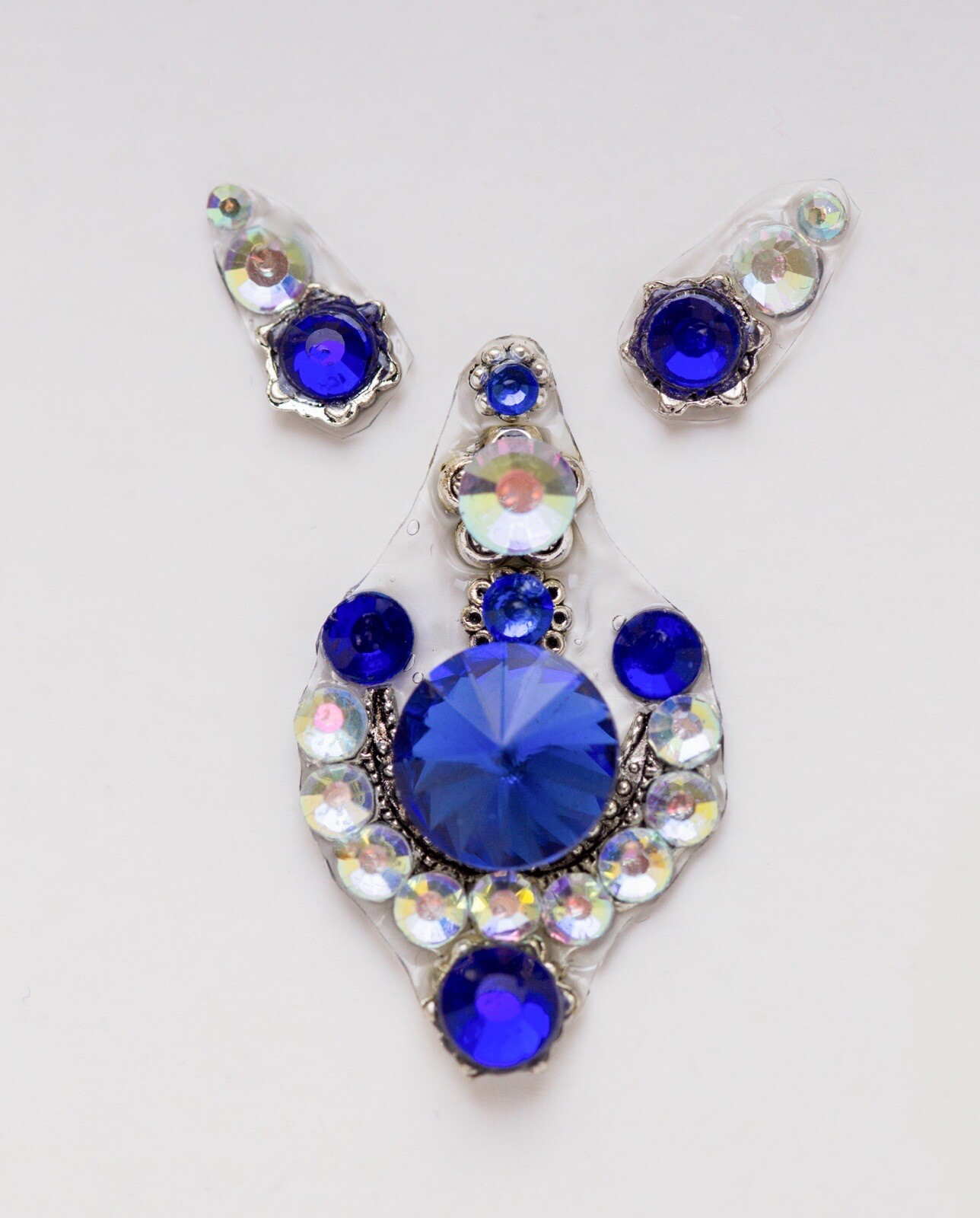 Tribal Bindi Hyacinth Macaw ATS Tribal Fusion FCBD Style Bellydance ...