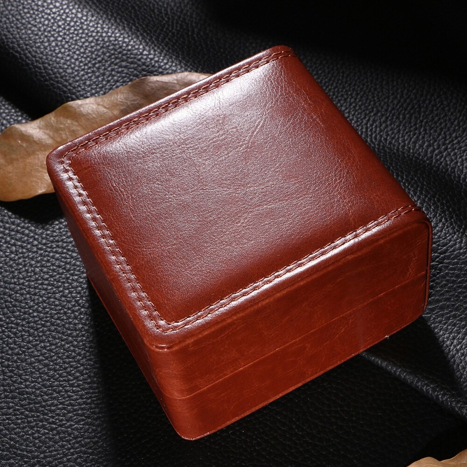 PU Watch Box Travel Portable Single Storage Boxes Man Case Jewelry ...