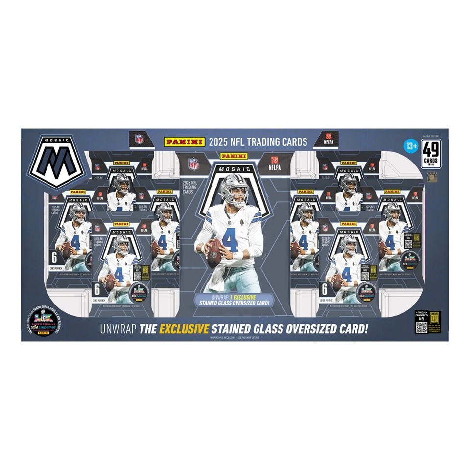 2025 Panini Mosaic Football Costco Bundle (SEALED) — Dallas Cowboys Dak ...