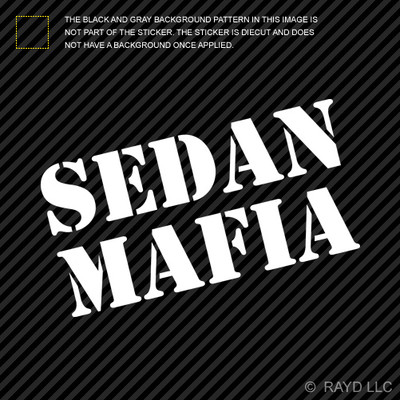 (2x) Sedan Mafia Sticker Die Cut Decal Self Adhesive Vinyl JDM | eBay