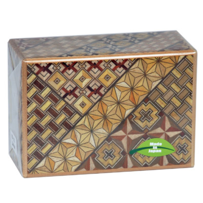 Japanese Yosegi Puzzle Box Samurai Wooden Secret Magic Trick Box 10 ...