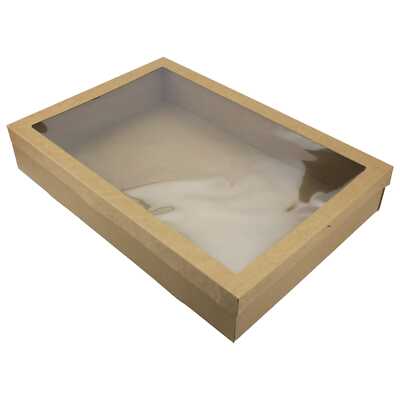 Kraft Eco Food Grazing Dessert Gift Boxes 45cm X 31cm X 8cm 2pk ...