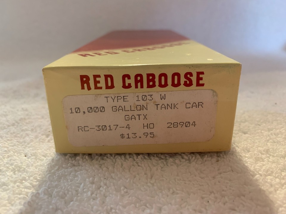 Red Caboose HO Scale Type 103W 10,000 Gallon Tank Car Kits each sold ...
