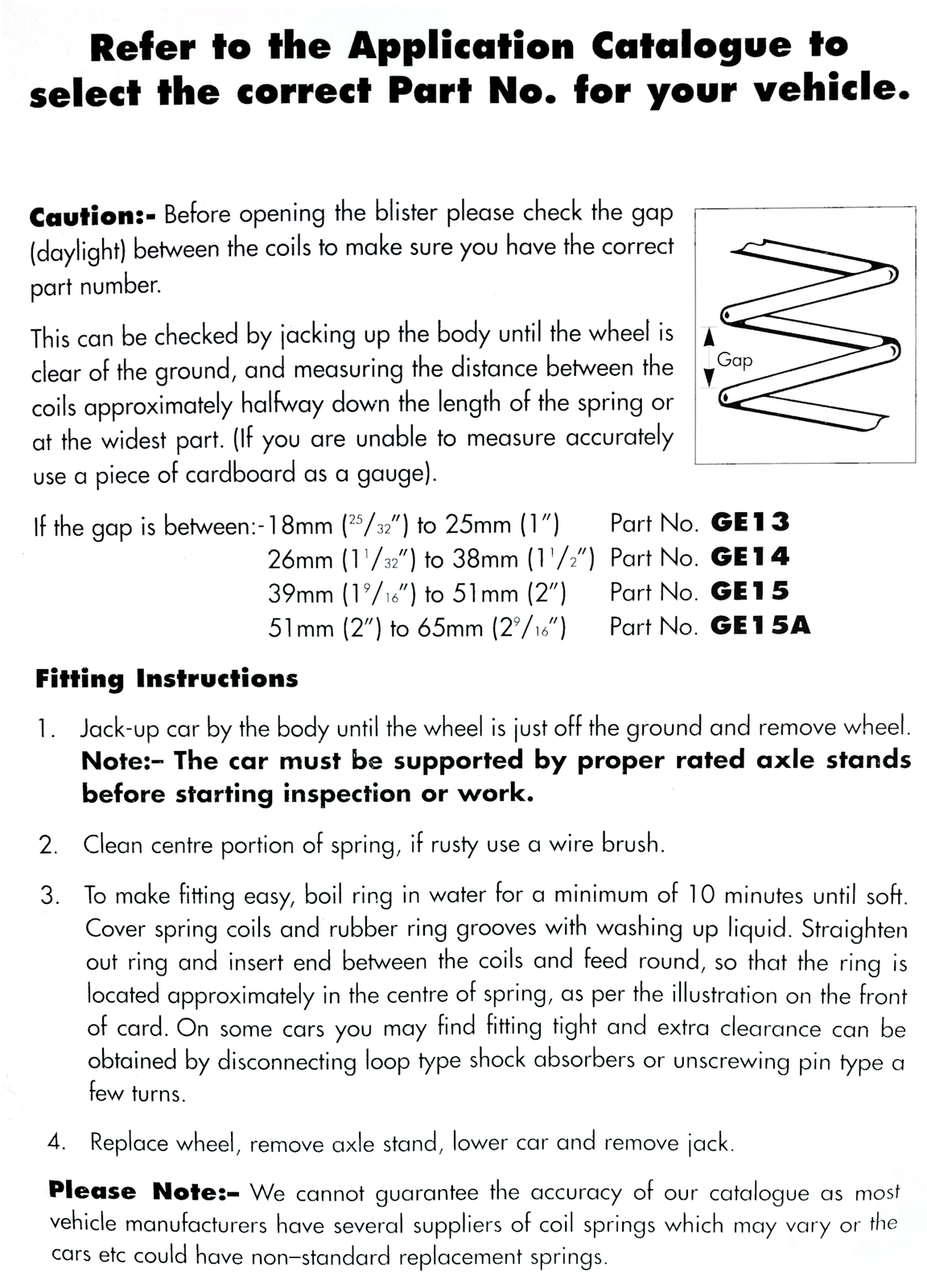 Grayston Coil Spring Assister Medium Ring | eBay UK